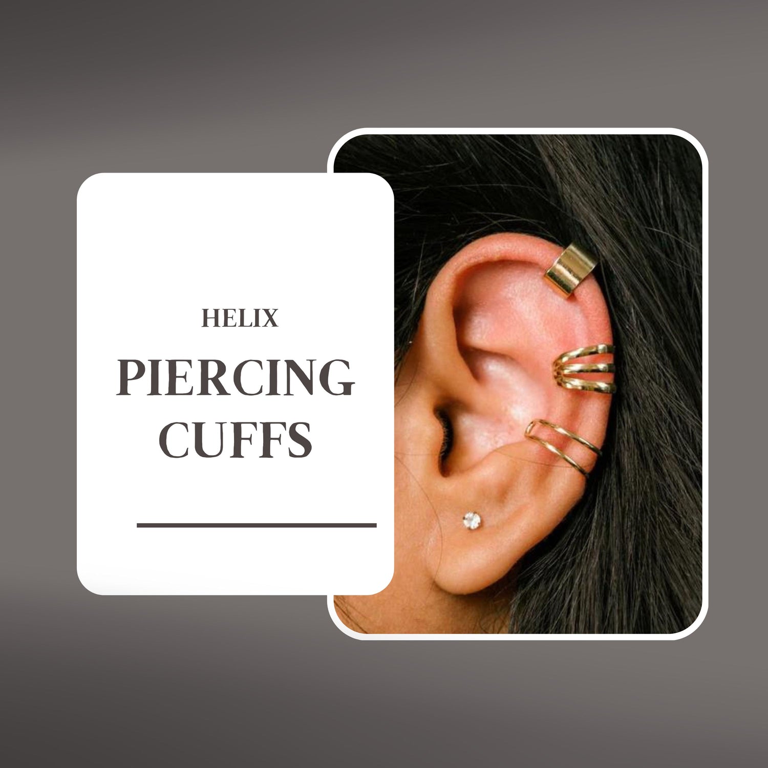 Helix Piercing Cuff - A Statement of Fashion This Black Friday Sale ...